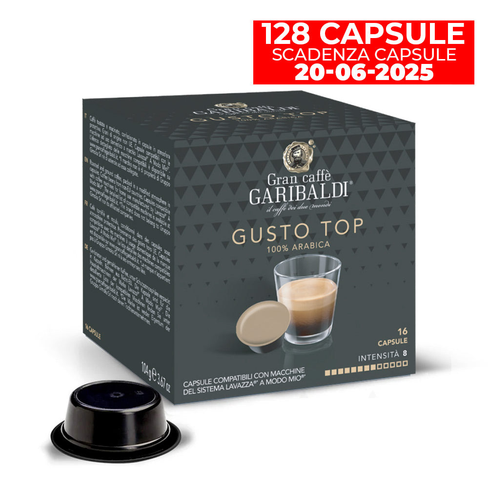 Caffè Garibaldi miscela Gusto Top 100% compatibile Lavazza a Modo Mio ...