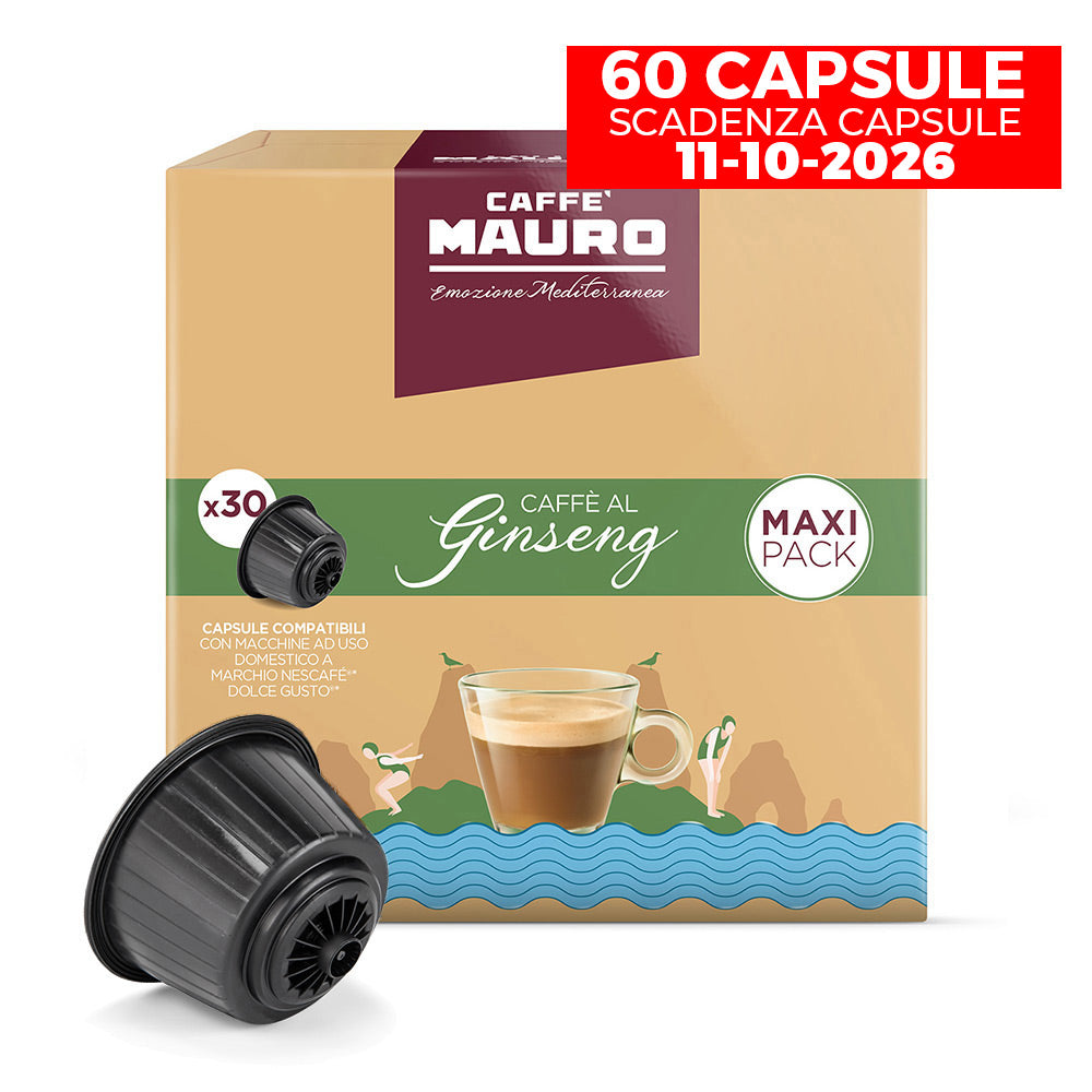Caffè Mauro bevanda Caffè al Ginseng compatibile NESCAFÉ® Dolce Gusto ...
