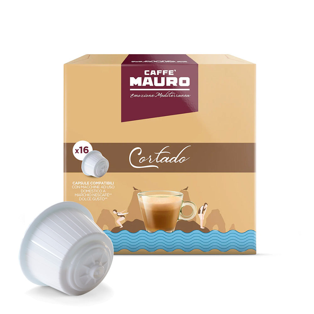 Caffè Mauro bevanda caffè Cortado in capsule compatibili NESCAFÉ® Dolce ...