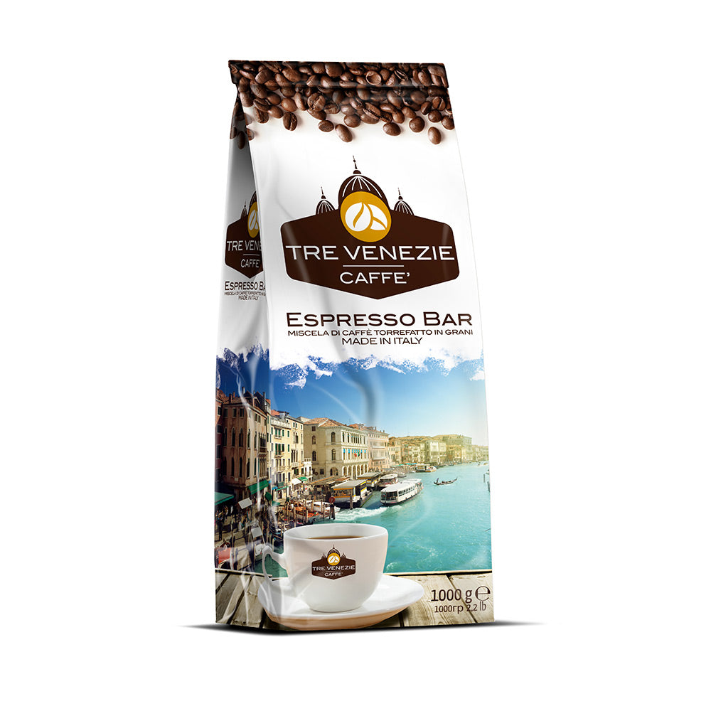 Caffè Tre Venezie miscela Espresso Bar in grani di caffè torrefatto ...
