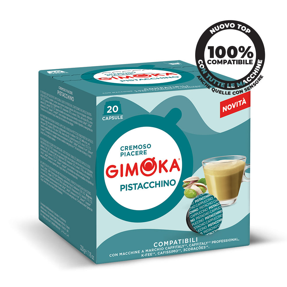 Pistacchino Gimoka in capsule compatibili Caffitaly – Caffe.com