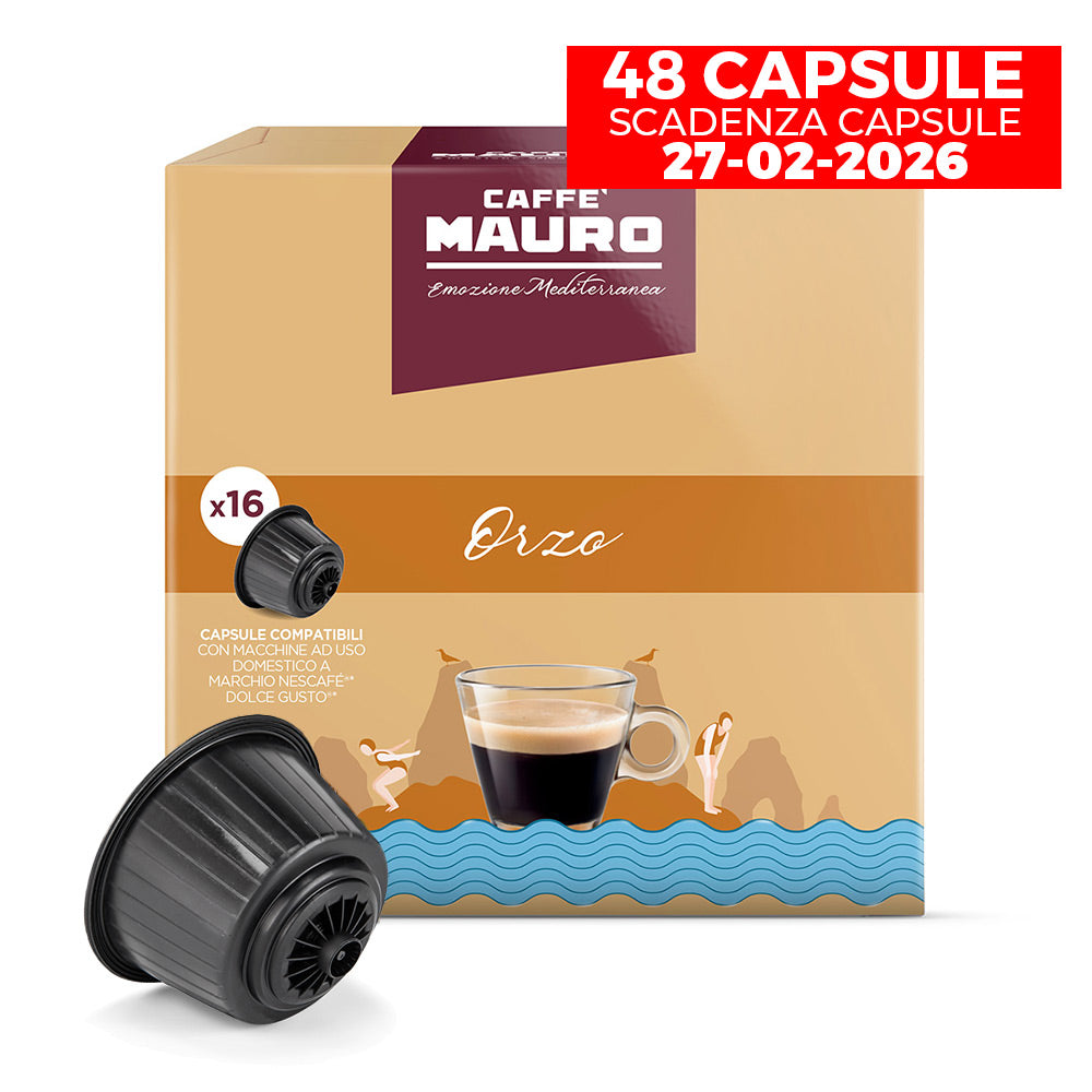 Caffè Mauro bevanda Orzo vegana compatibile NESCAFÉ® Dolce Gusto ...