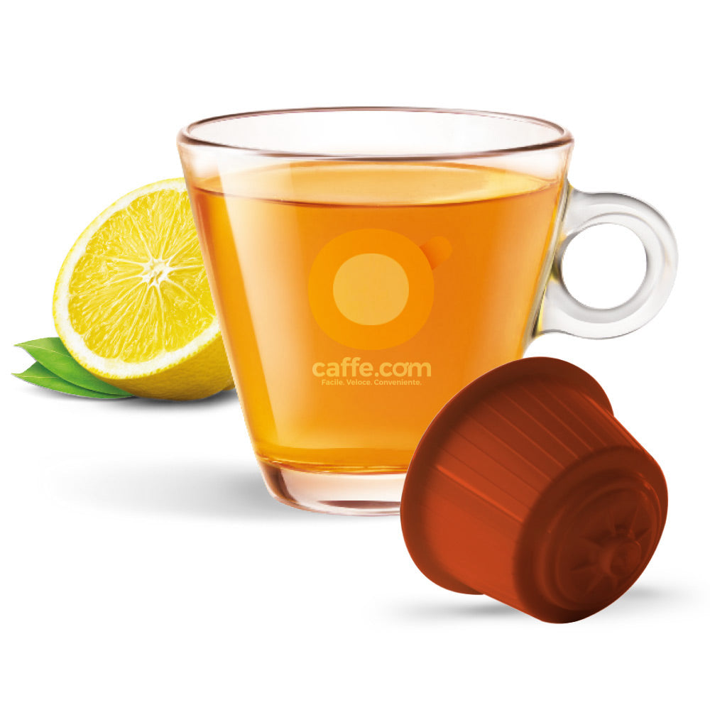 Bevanda al tè al limone di Caffè Bonini in capsule compatibili NESCAFÉ ...