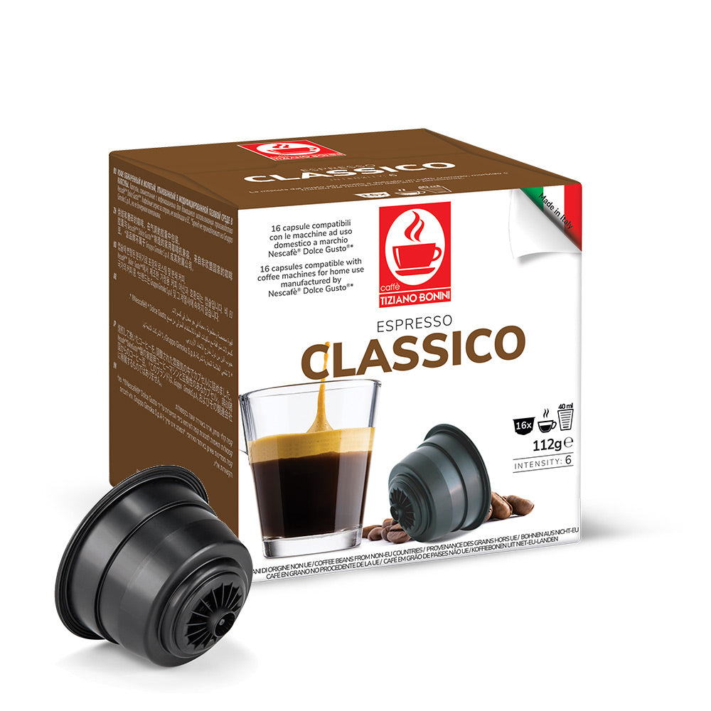 Capsule Caffè Bonini Classico Compatibili NESCAFÉ® Dolce Gusto® – Caffe.com
