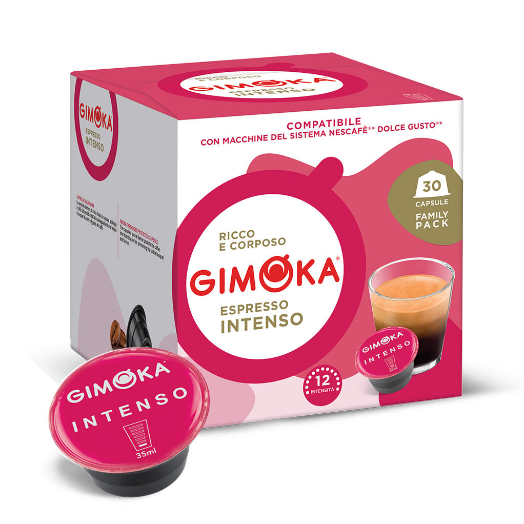 Gimoka caffè intenso in capsule compatibili Nescafè® Dolce Gusto ...