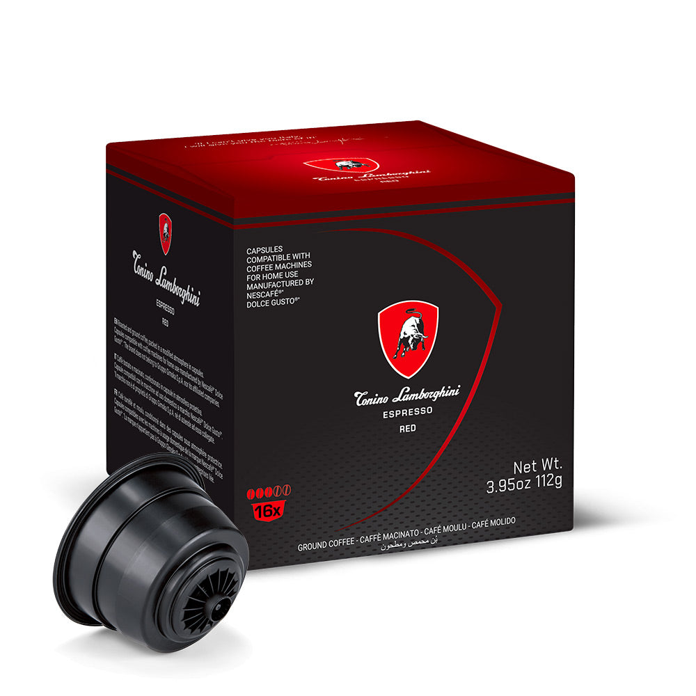 Tonino Lamborghini Red Compatible Coffee Capsules NESCAFÉ® Dolce Gusto ...